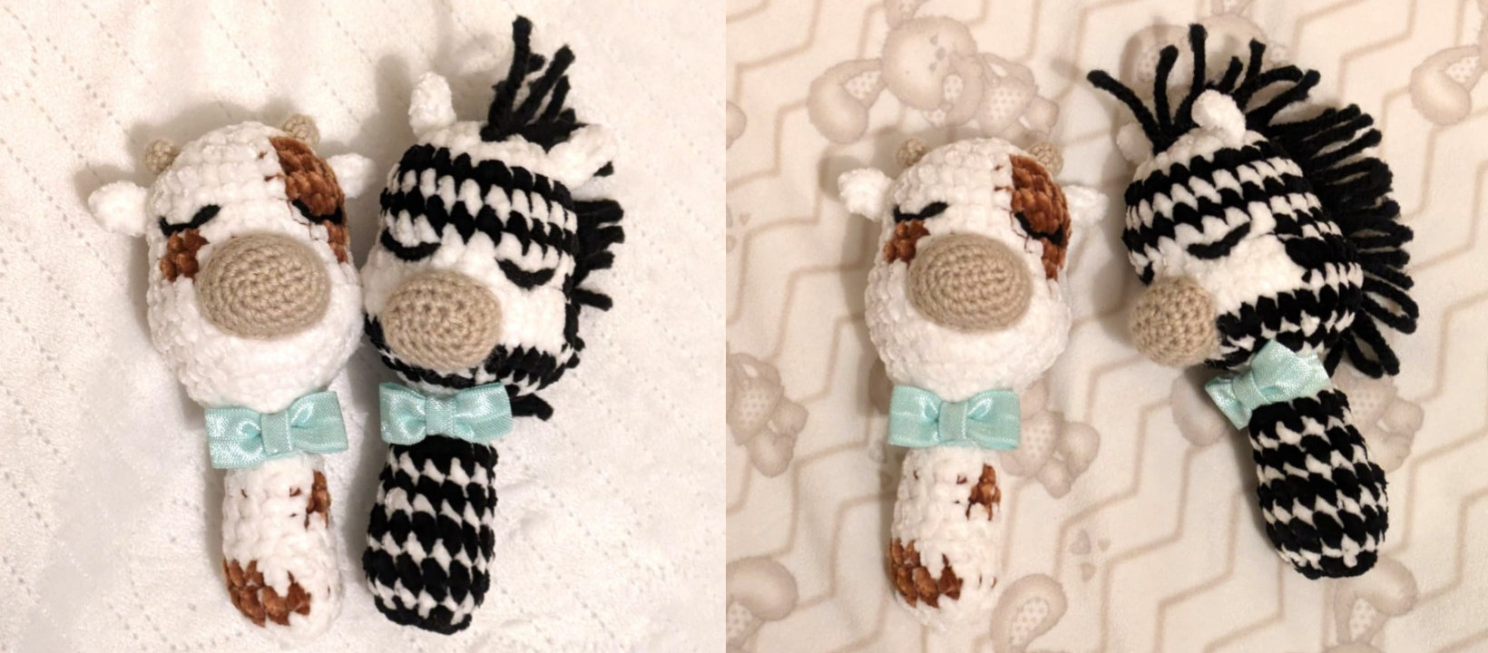 Animal Baby Rattle - Free Pattern - Derpy Monster